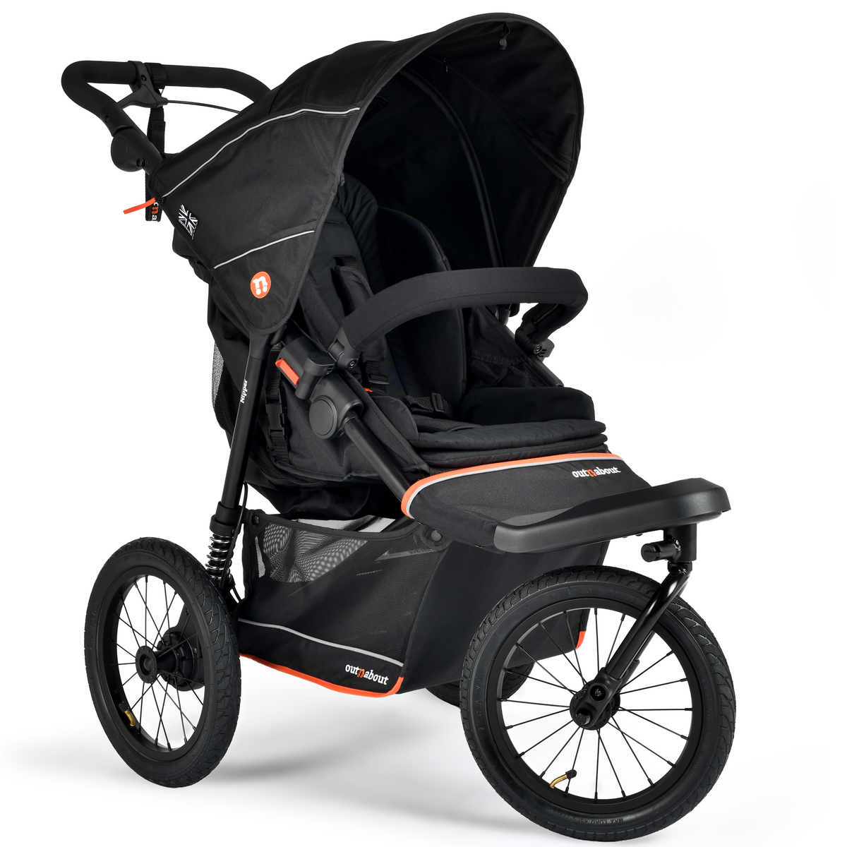 Out n About Nipper V6 Plus - Summit Black – Bumpstart Baby Shop