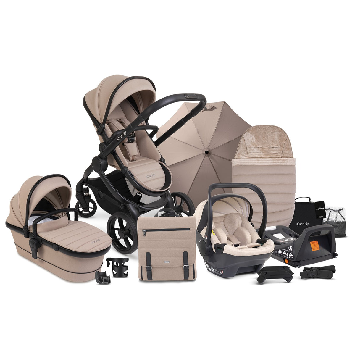 iCandy Peach 7 & Cocoon Complete Travel System and Accessory Bundle ...