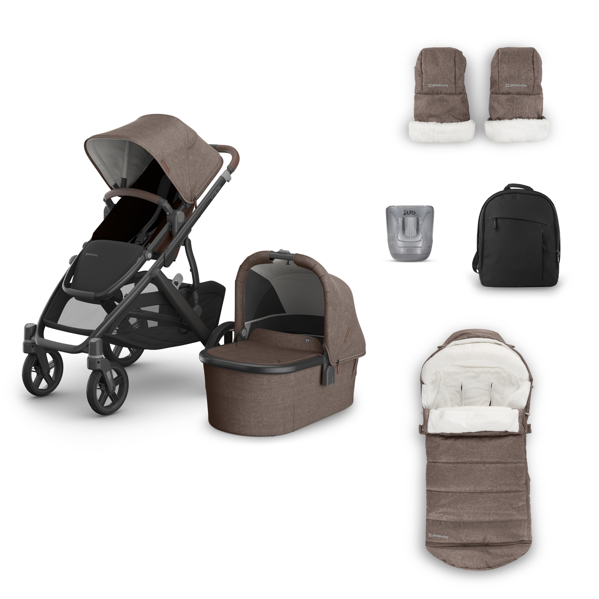 Uppababy Vista V3 Pram and Accessory Bundle - Owen – Bumpstart Baby Shop